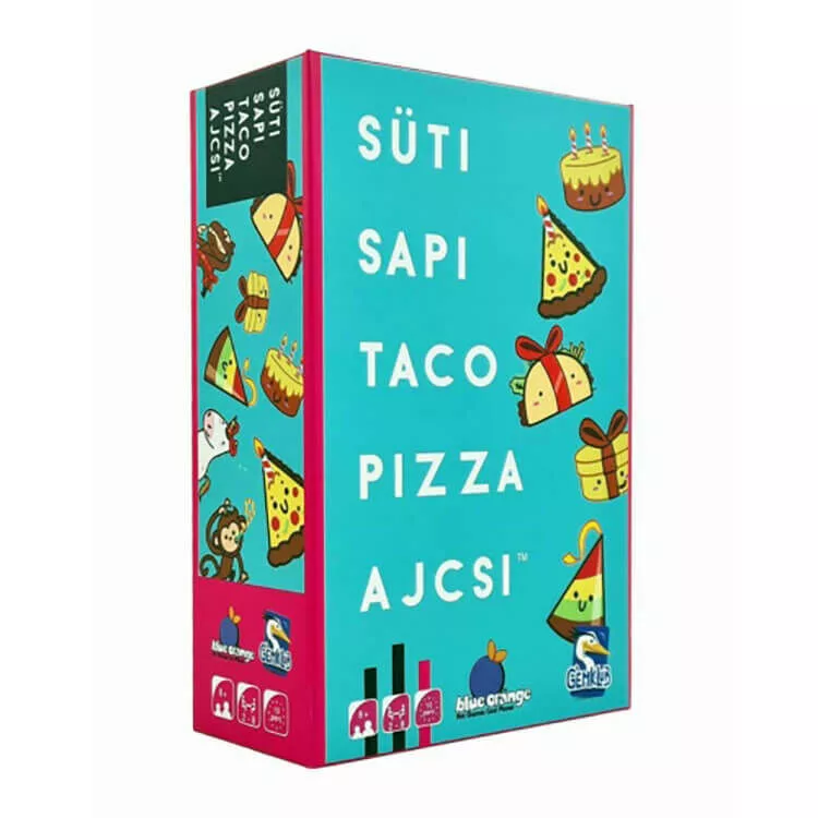 Süti, sapi, taco, pizza, ajcsi - Társasjáték - Katica Fejles
